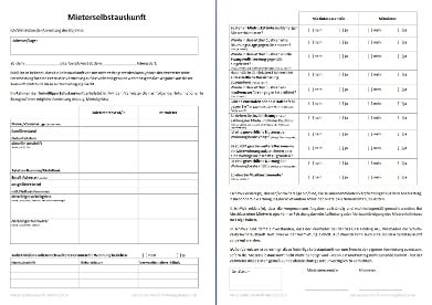 Mieterselbstauskunft – die Selbstauskunft für Mieter